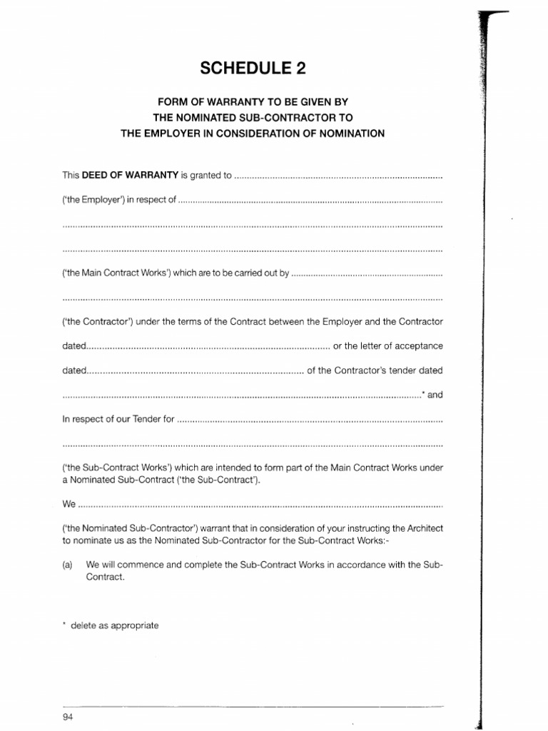 Sch2 | PDF | Breach Of Contract | Contract Law