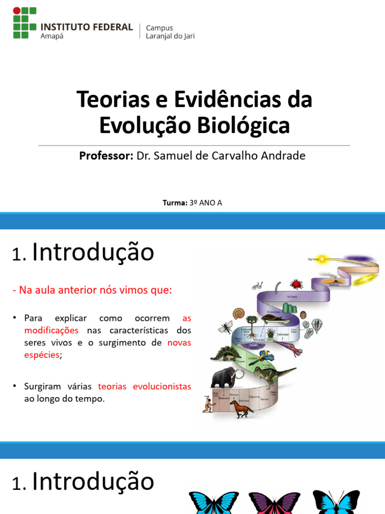 Teorias e Evidências Da Evolução - Usada 3A - IFAP-6bfa591a7bde4cd5b23 ...