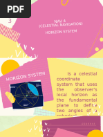Celestial Navigation Chapter 4 Horizon System | PDF | Azimuth | Horizon