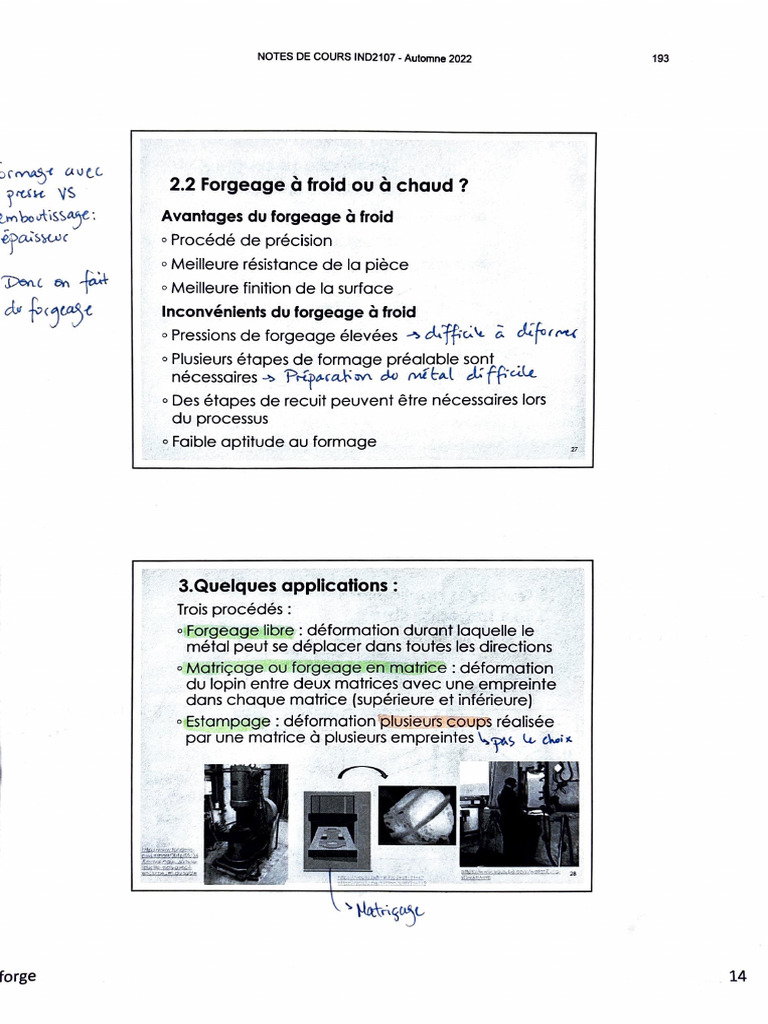 Cours Formage Lundi 23 Oct | PDF