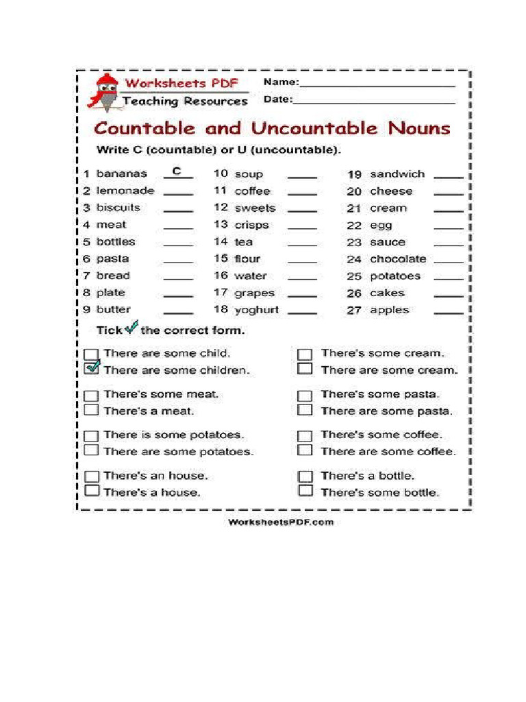 Countable Uncountable | PDF