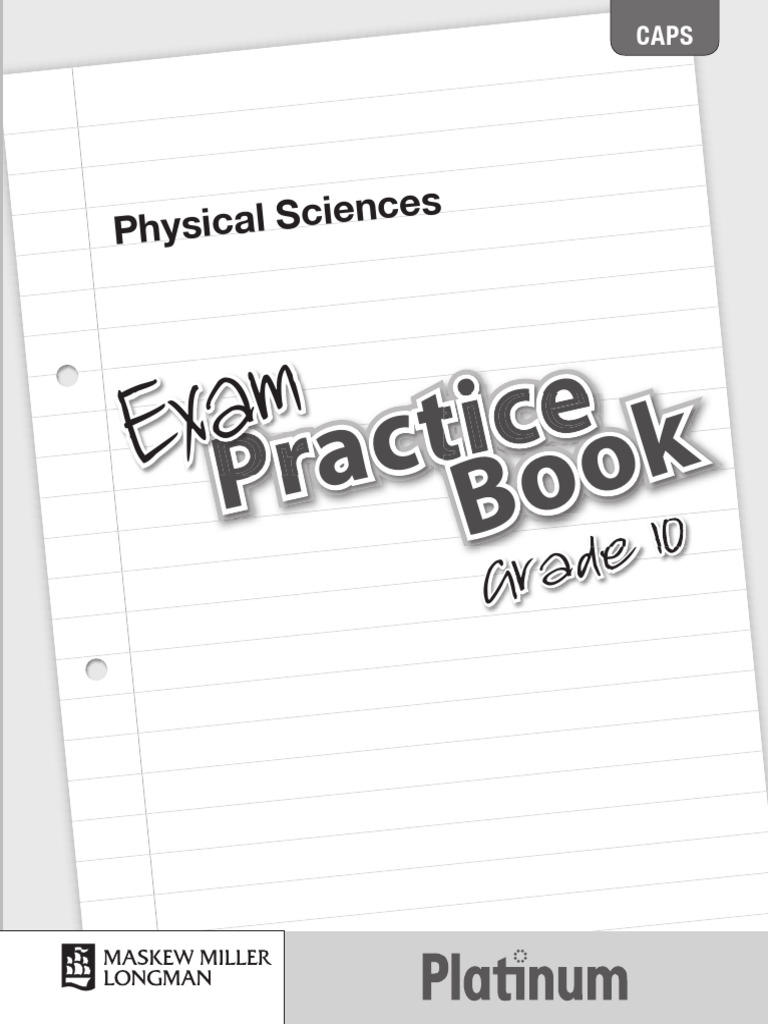 Platinum Physical Sciences Grade 10 Exam Practice Book | PDF | Atoms ...