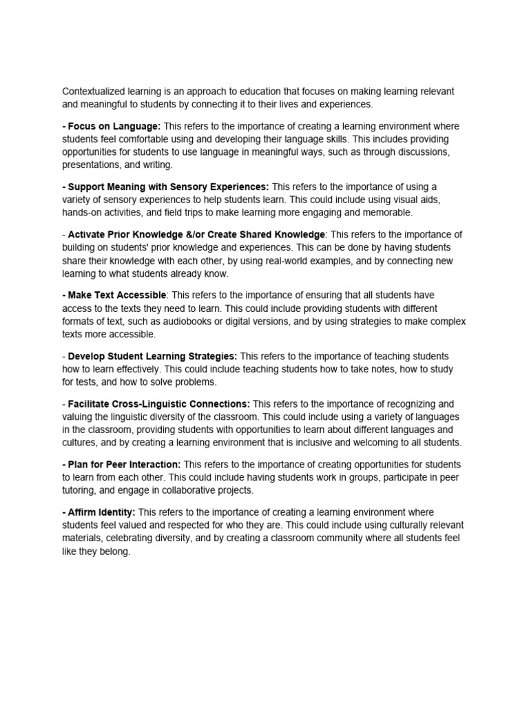 Contextualized-WPS Office | PDF | Learning | Knowledge