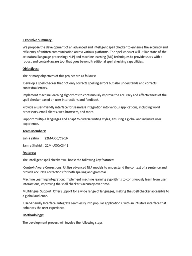 Intelligent Spell Checker Implementation | PDF | Machine Learning ...