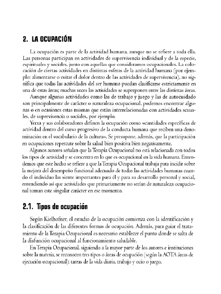 La Ocupacion. | PDF