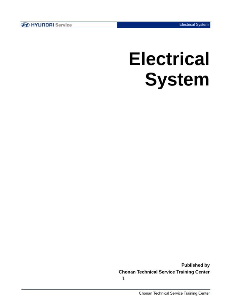 Electrical System | PDF | Battery Charger | Electric Motor
