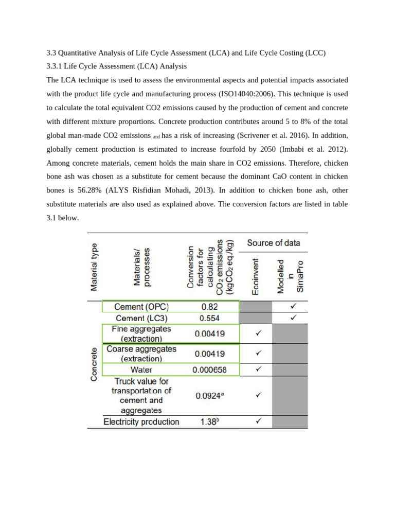 Bab 3 Lca LCC | PDF | Concrete | Construction Aggregate