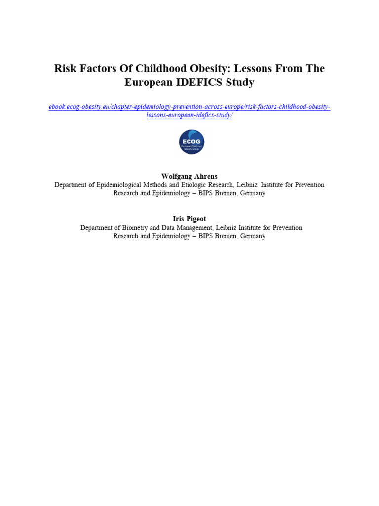 2.ECOG-Obesity-e2.Book-Risk-factors-of-childhood-obesity-Lessons-from ...