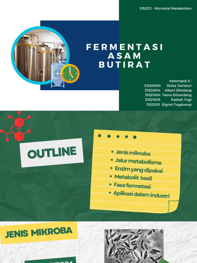 Asam Butirat dalam Bioplastik dan Energi | PDF | Sains & Matematika
