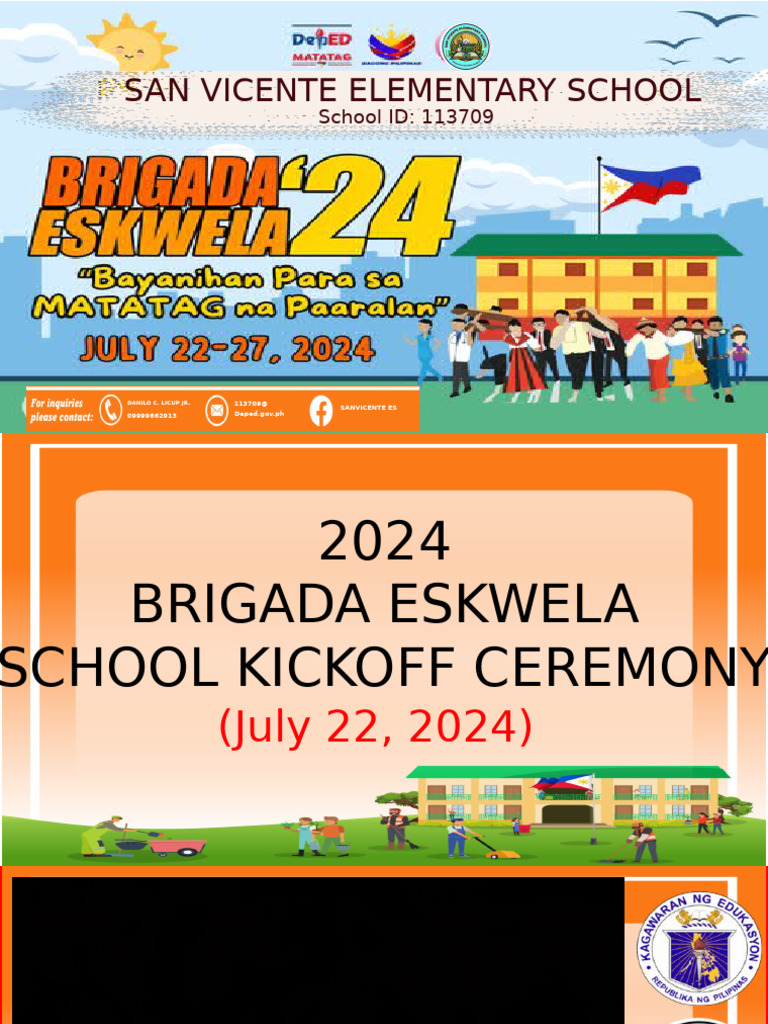 Brigada Eskwela Kickoff Event | PDF