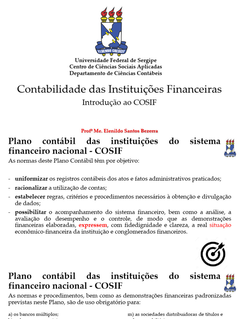 Contabilidade COSIF para Instituições Financeiras | PDF | Contabilidade ...