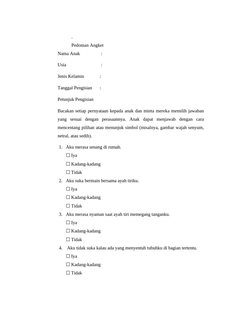 Angket | PDF
