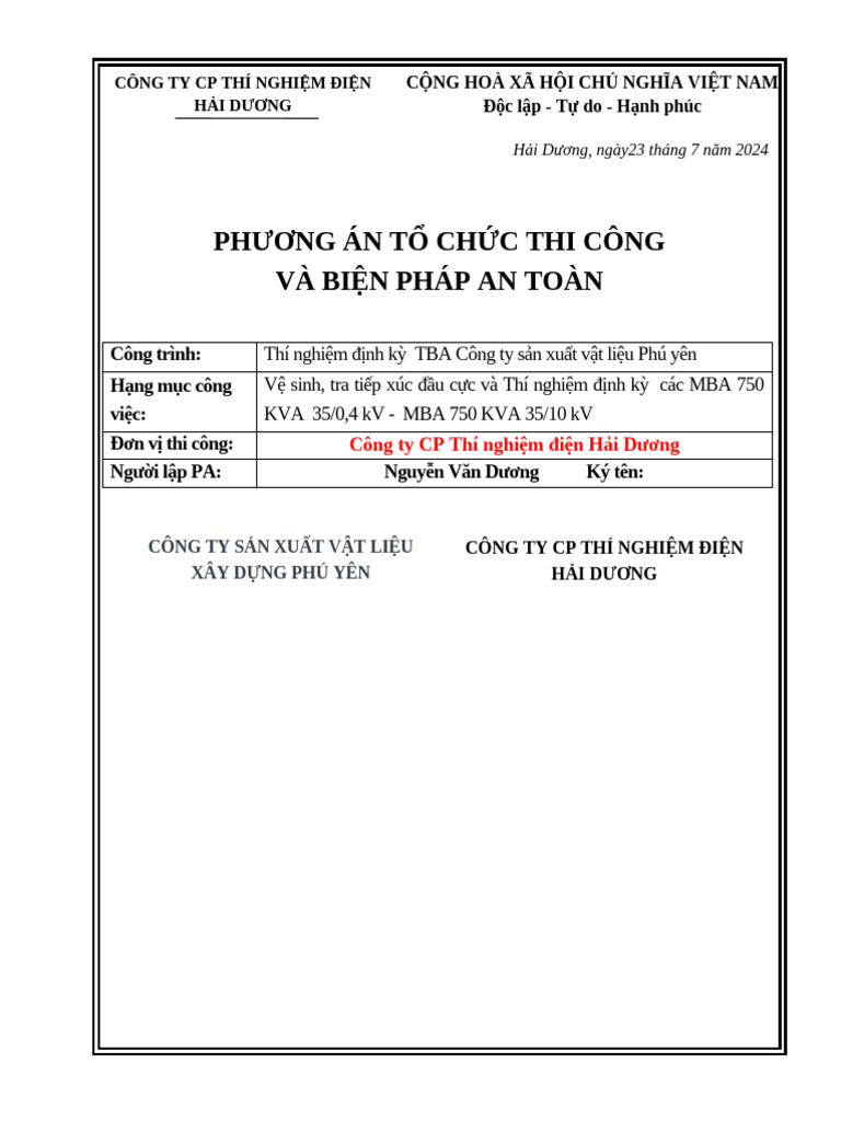 Bien Phap TCTC & Bpat | PDF