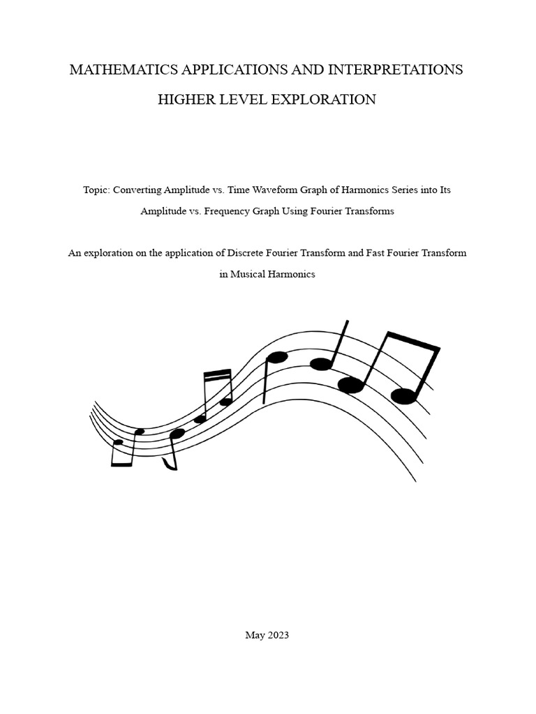 Joy Valeria Rahardja - IA - Math (AIHL) | PDF | Fast Fourier Transform ...