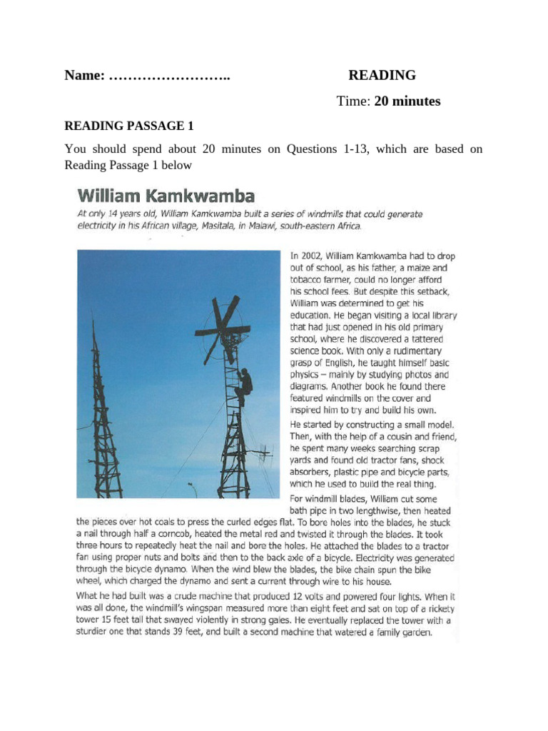 READING-WRITING-SPEAKING-time-60ph | PDF