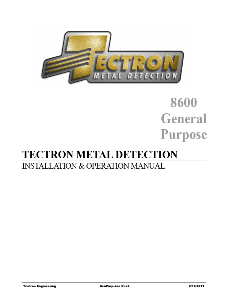Model 8600 GenPurp Rev 2 | PDF | Relay | Detector (Radio)