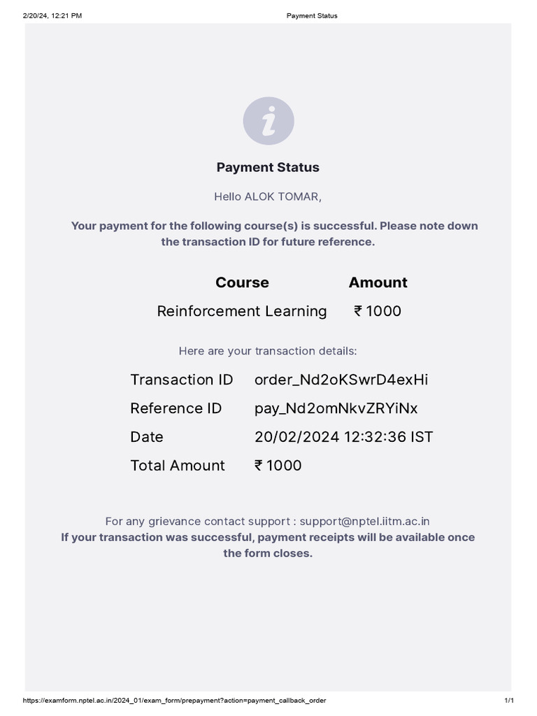 Nptel Reinforcement Learning Pdf