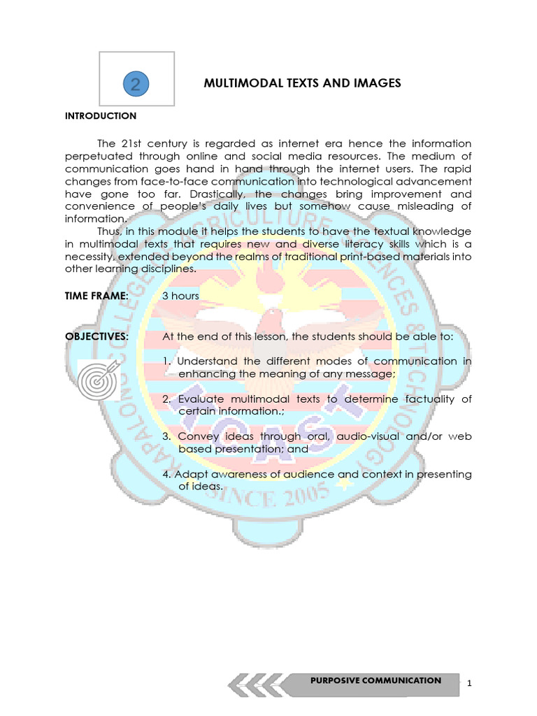 Copy of MODULE 5_LESSON 2 With Watermark | PDF | Communication | Human Communication