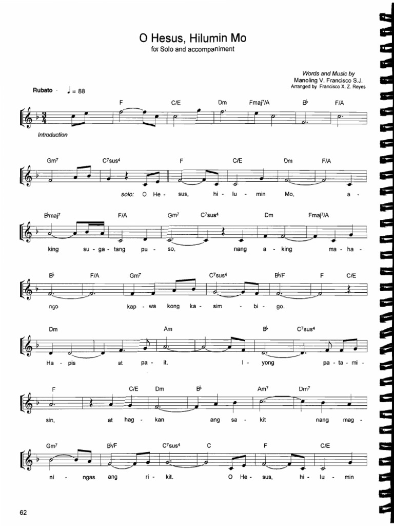 O Hesus Hilumin Mo | PDF