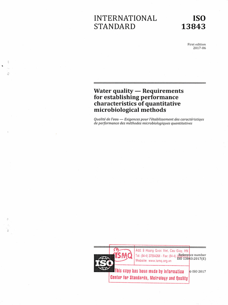 Iso 13843-2017 XNGTSD PP Vi Sinh | PDF
