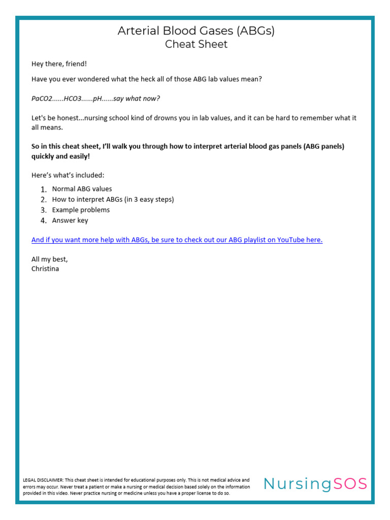 Arterial-Blood-Gases-ABGs-Cheat-Sheet | PDF | Medical Specialties ...