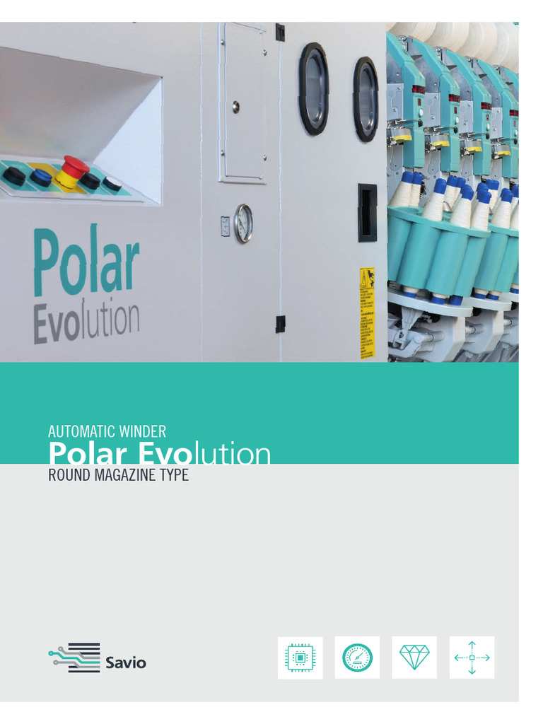 Automatic Winder Model Polar Evo M L Round Magazine Type | PDF | Yarn ...