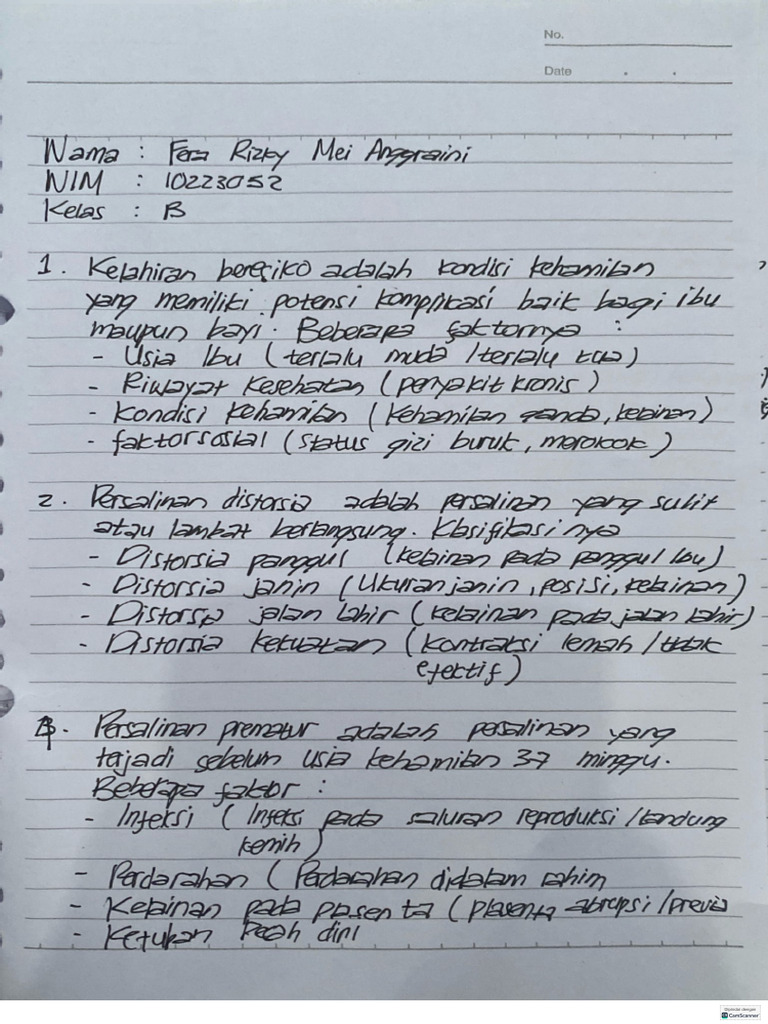 Fera Rizky Mei Anggraini - 10223052 (Kespr | PDF