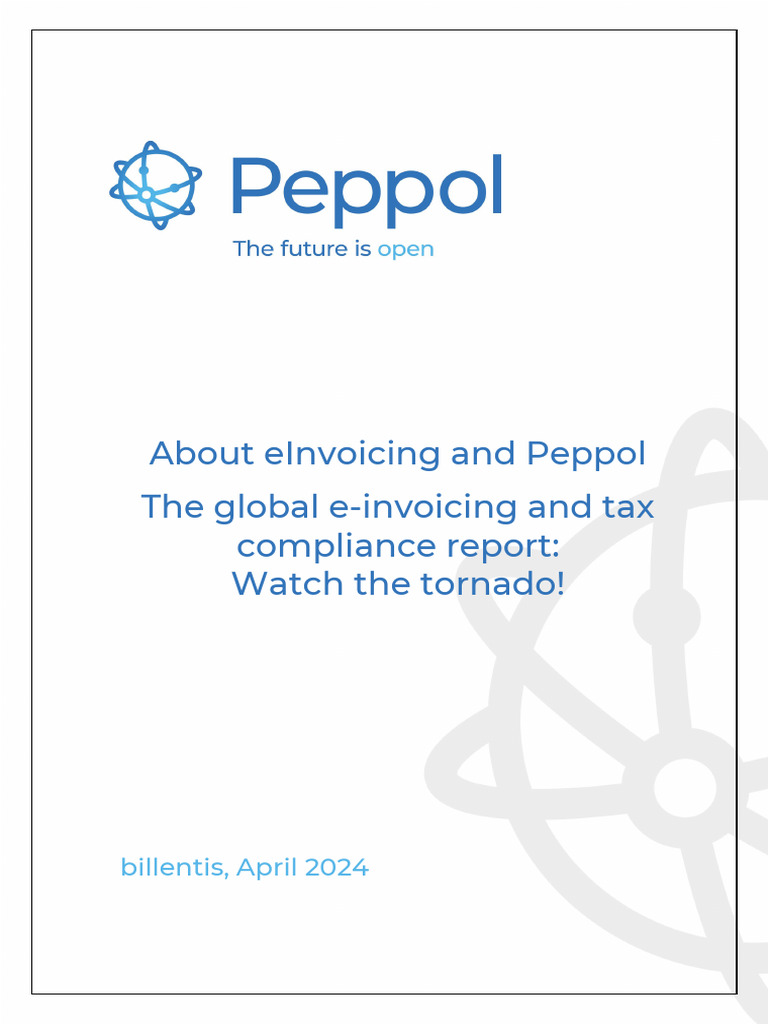 Billentis Peppol May 2024 | PDF | Invoice | Taxes