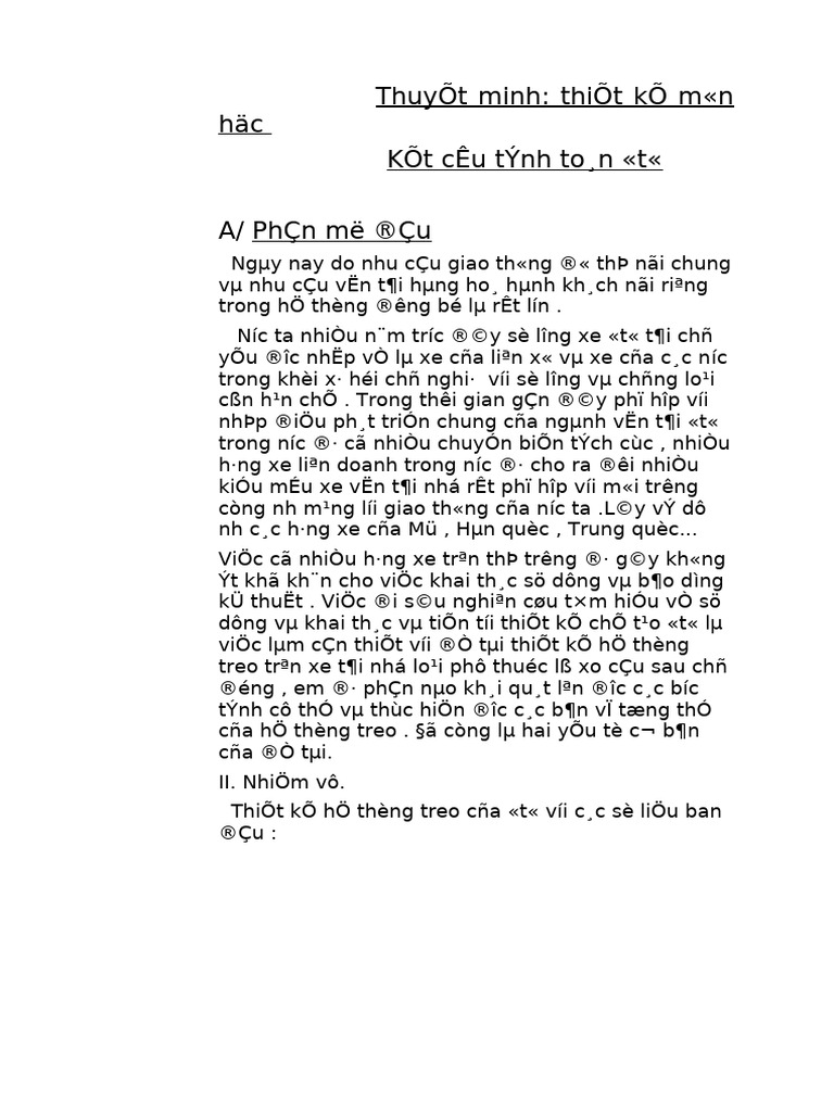 (Oto-Hui - Com) Tinh Toan He Thong Treo | PDF