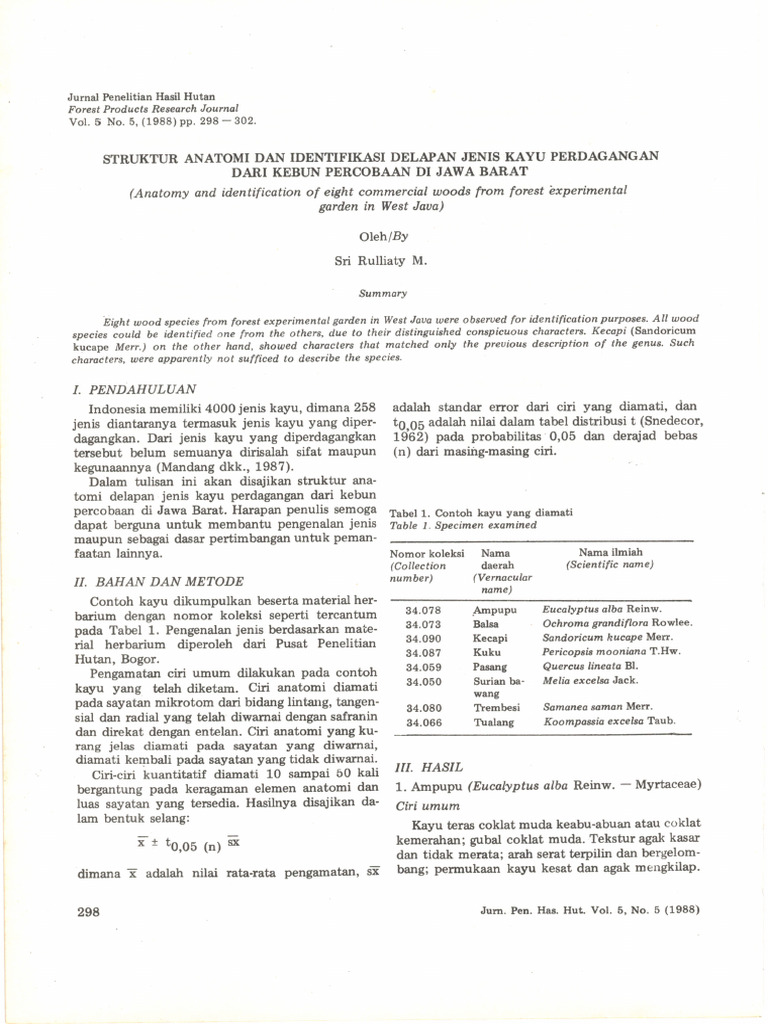ID Struktur Anatomi Dan Identifikasi Delapa | PDF