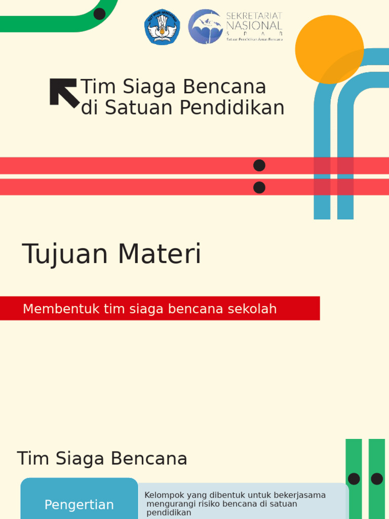 Tim Siaga Bencana di Sekolah | PDF | Karier & Perkembangan