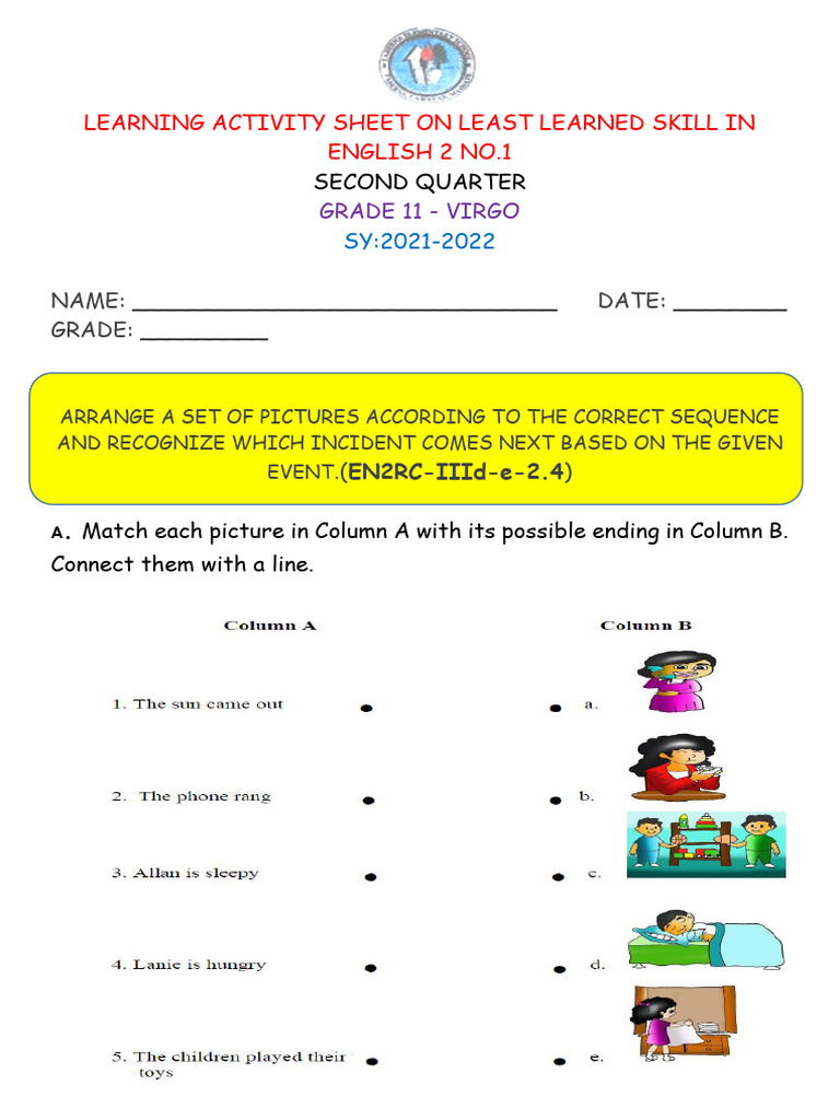 LAS Least Learned Skill Q2 | PDF