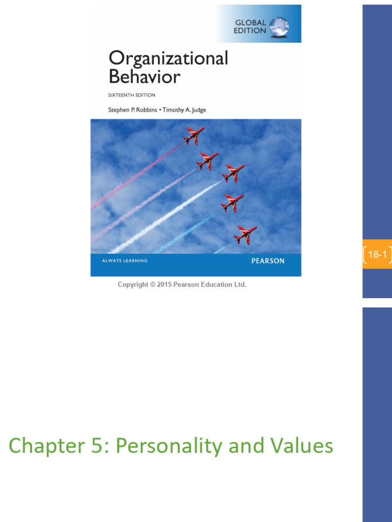 Ch05-Personality and Values | PDF | Extraversion And Introversion | Motivation