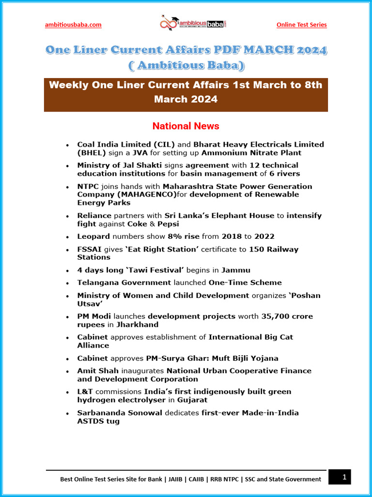 One Liner | PDF | Technology & Engineering