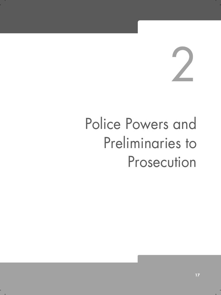 BPTC Criminal Litigation Manual September 2019 Chapter 2 | PDF | Arrest | Prosecutor