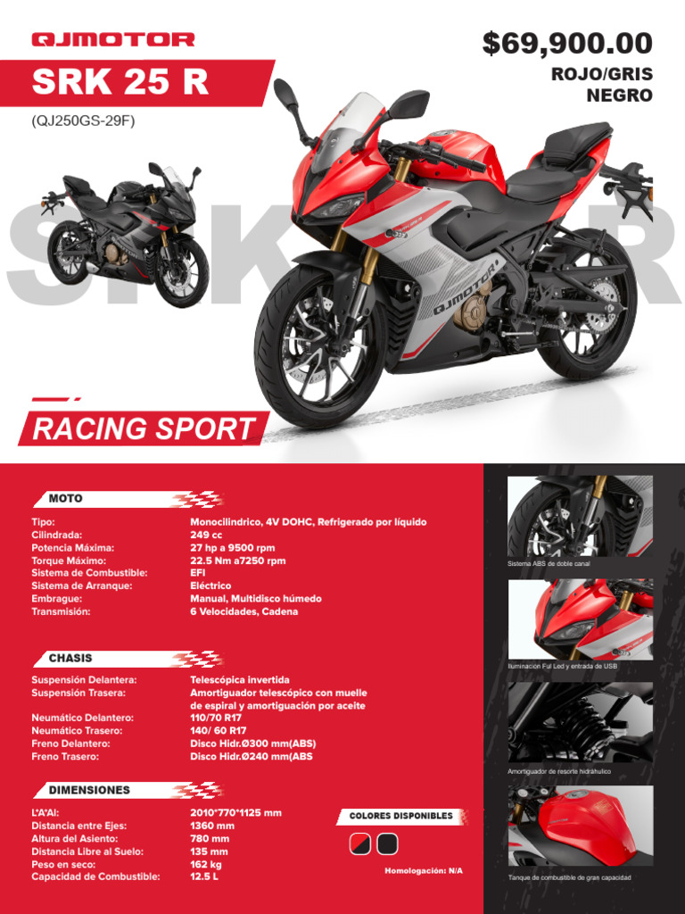 Fichas Tecnicas SRK 25 R | PDF