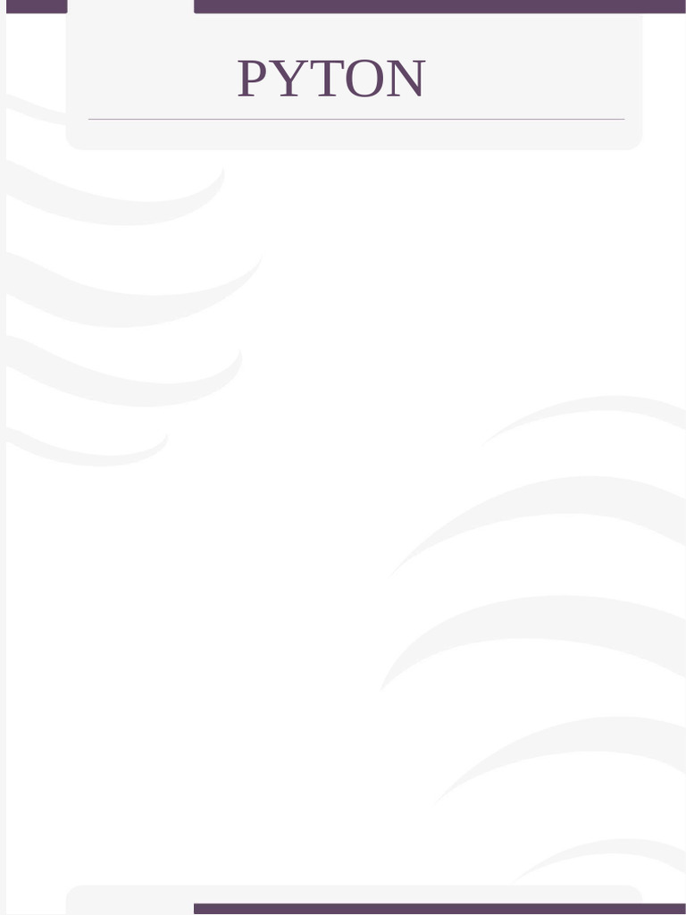 Python Ders Notu | PDF