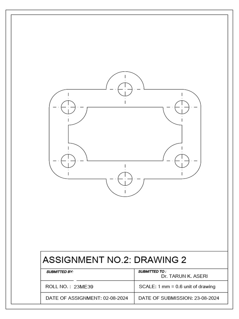 Assignment No.2: Drawing 2 | PDF