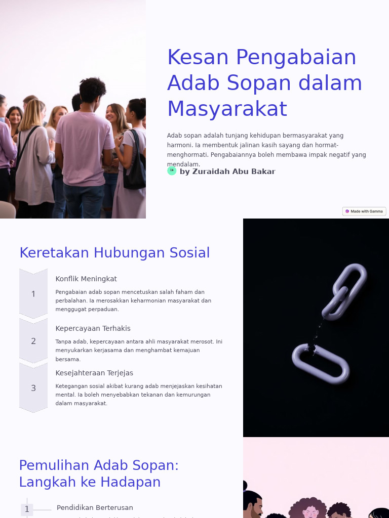 Pengabaian Adab Sopan dan Implikasinya | PDF | Gaya Hidup