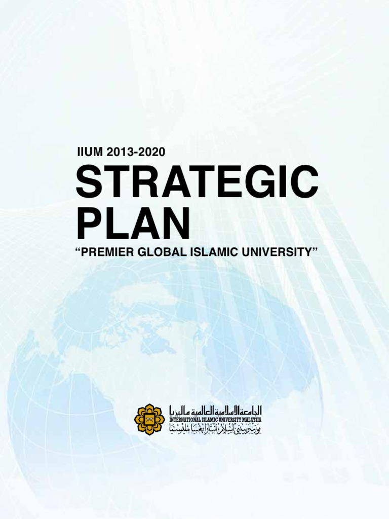 IIUM Strategic Plan 2013-2020 Overview | PDF | Career & Growth | Business