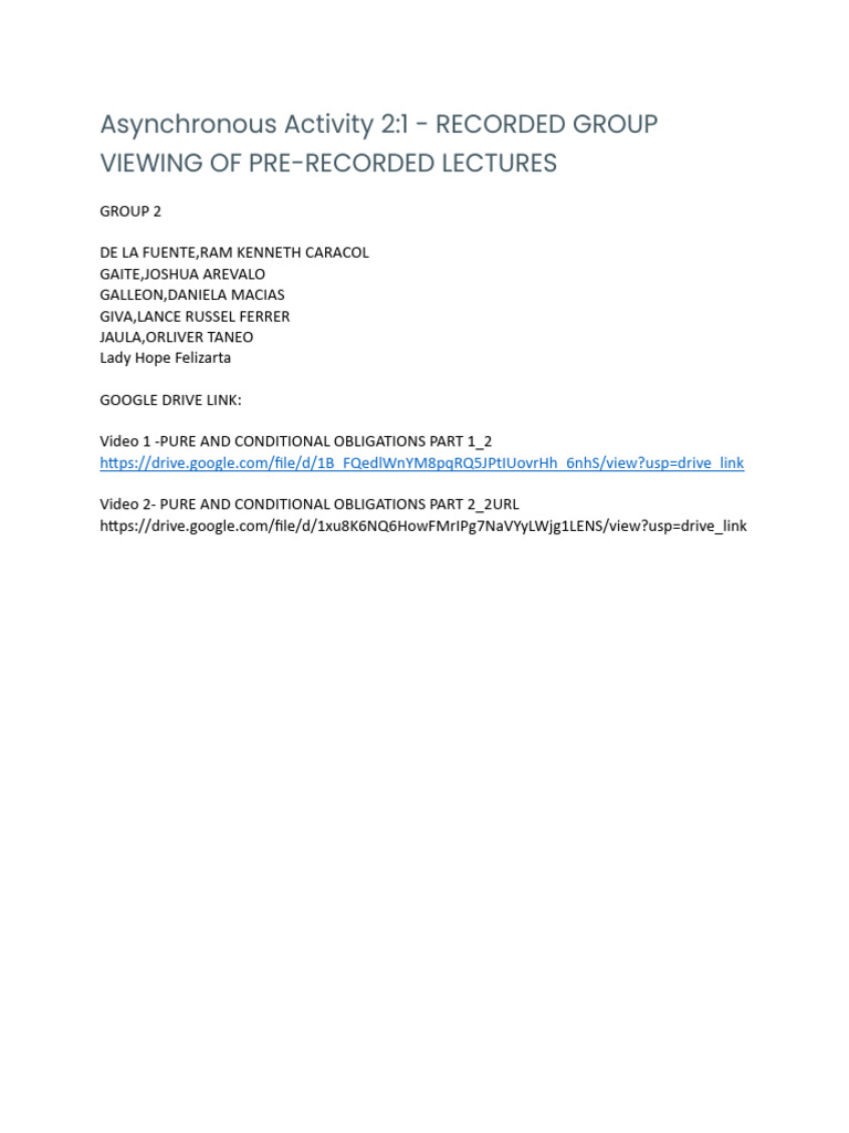Asynchronous Activity 2.1 GROUP 2 | PDF