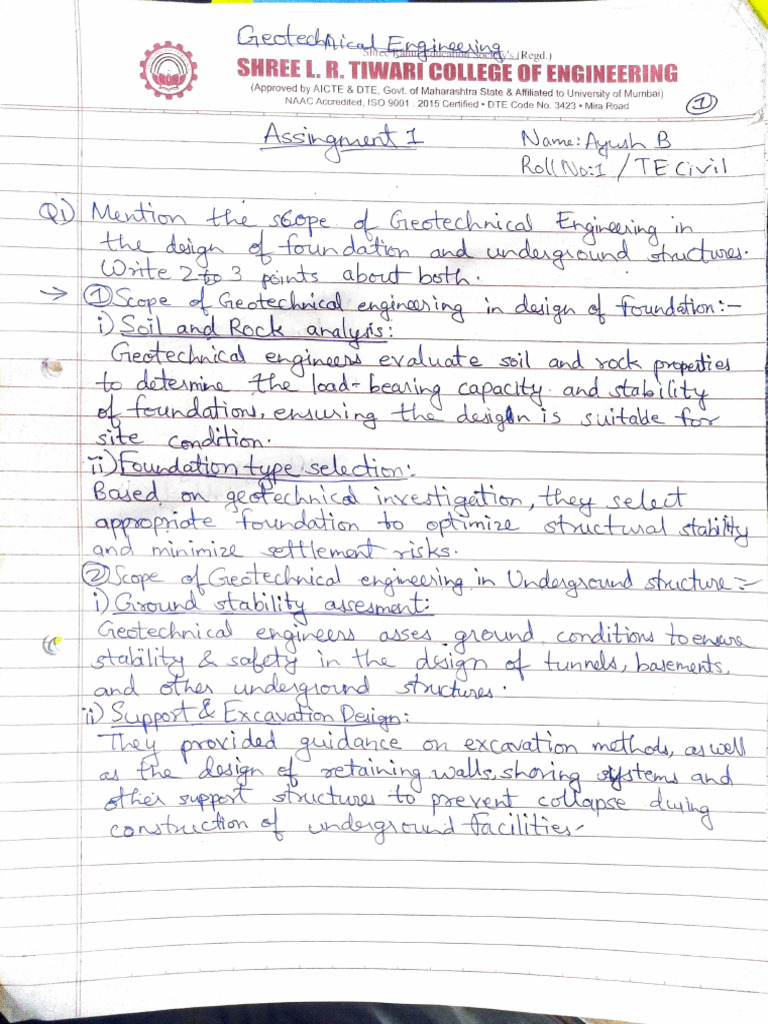 Ge Assignment 1 | PDF | Natural Materials | Classification Of Minerals