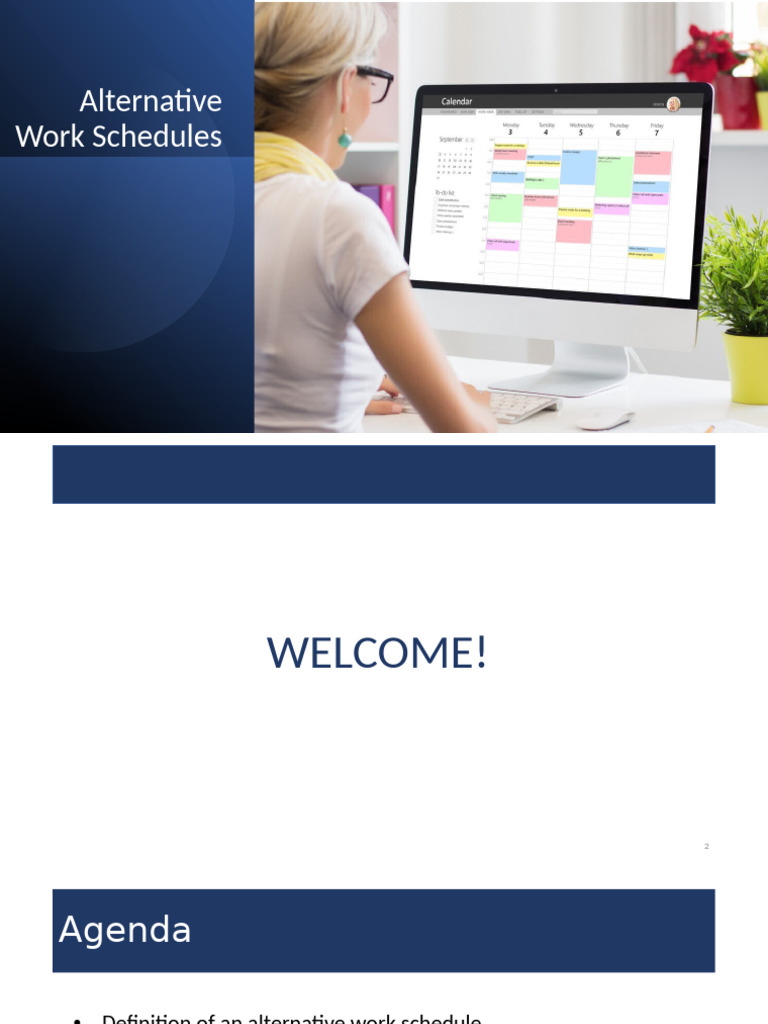 presentationsPPT Alternative Work Schedules | PDF | Working Conditions ...