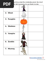 KS2 Descriptive-Setting Word Mat Haunted House | PDF