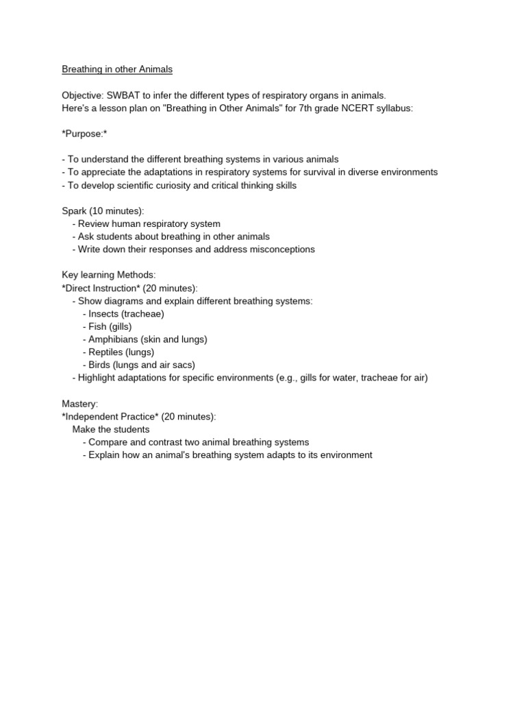 Science - Respiration in Organisms | PDF | Language Arts & Discipline ...
