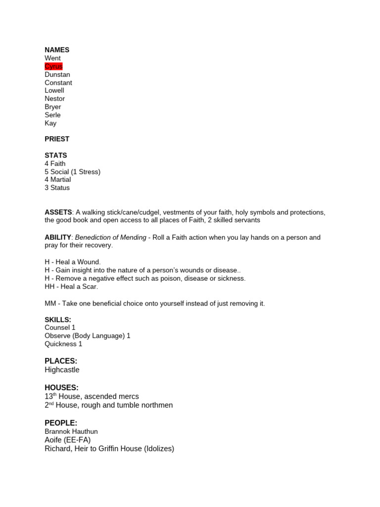 13 Houses - CS | PDF