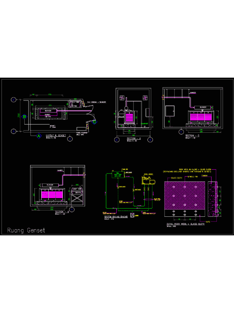 Desain Ruang Genset | PDF