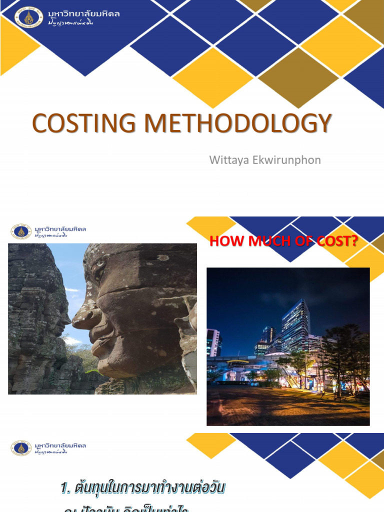 Costing Methodology | PDF