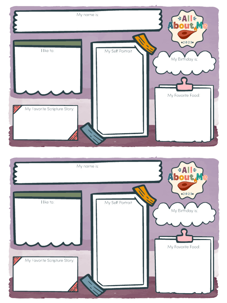 LovePrayTeach Primary2023 AllAboutMe JRPrimary | PDF