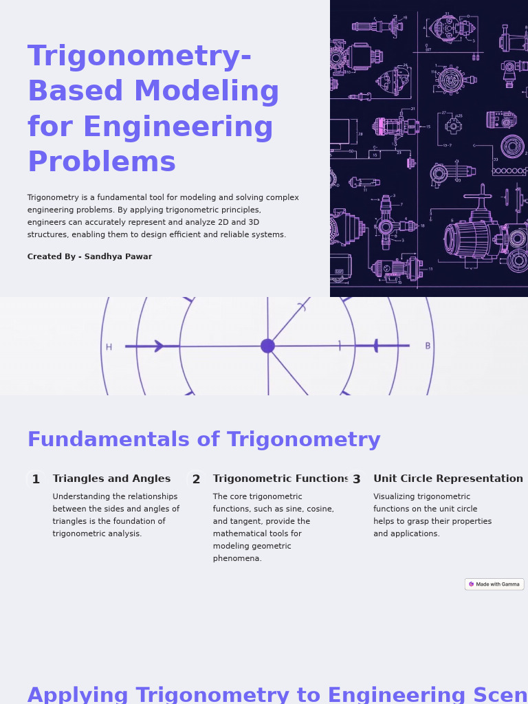 Trigonometry Based Modeling For Engineering Problems | PDF ...